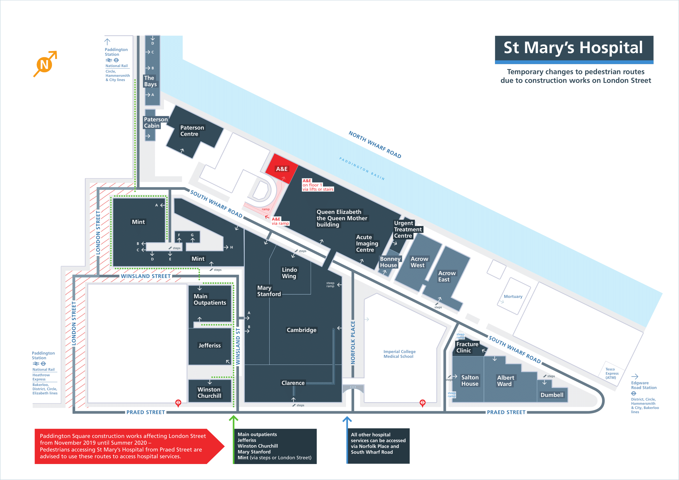 Imperial College Healthcare NHS Trust | Hospital map